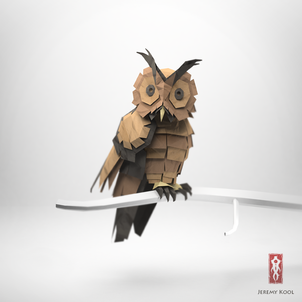 3D Origami Illustrations of Wild Animals – Motley News