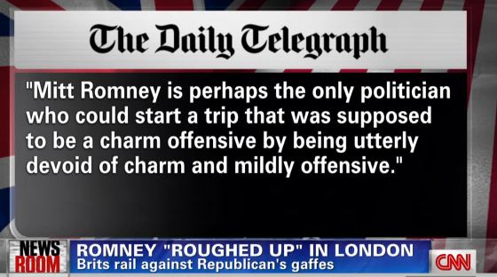 British Newspapers Field Day with Romney’s Gaffes | The Sun: “Mitt the ...