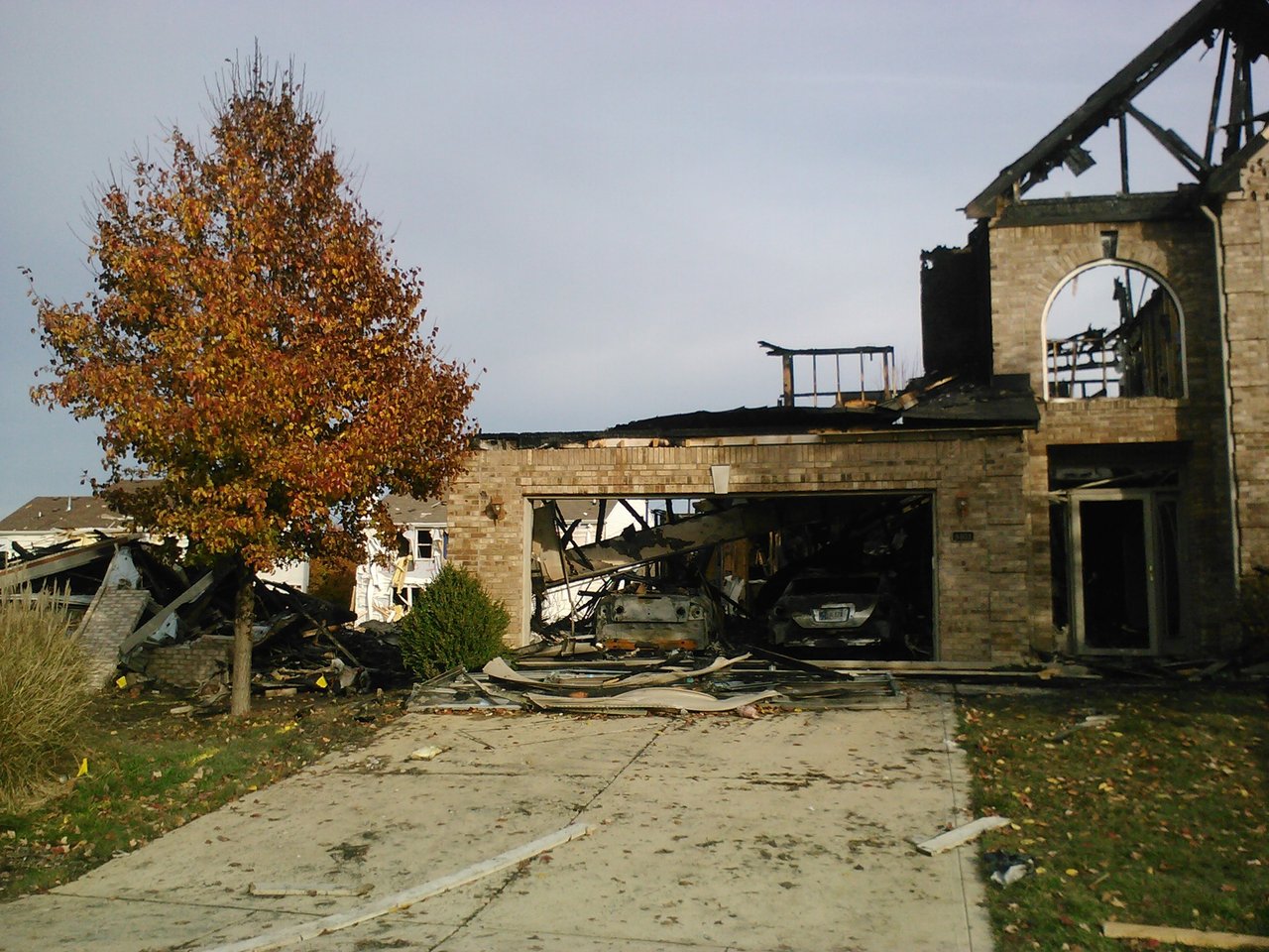 Indianapolis IN: Before and After Photos of South Side Home Explosion ...
