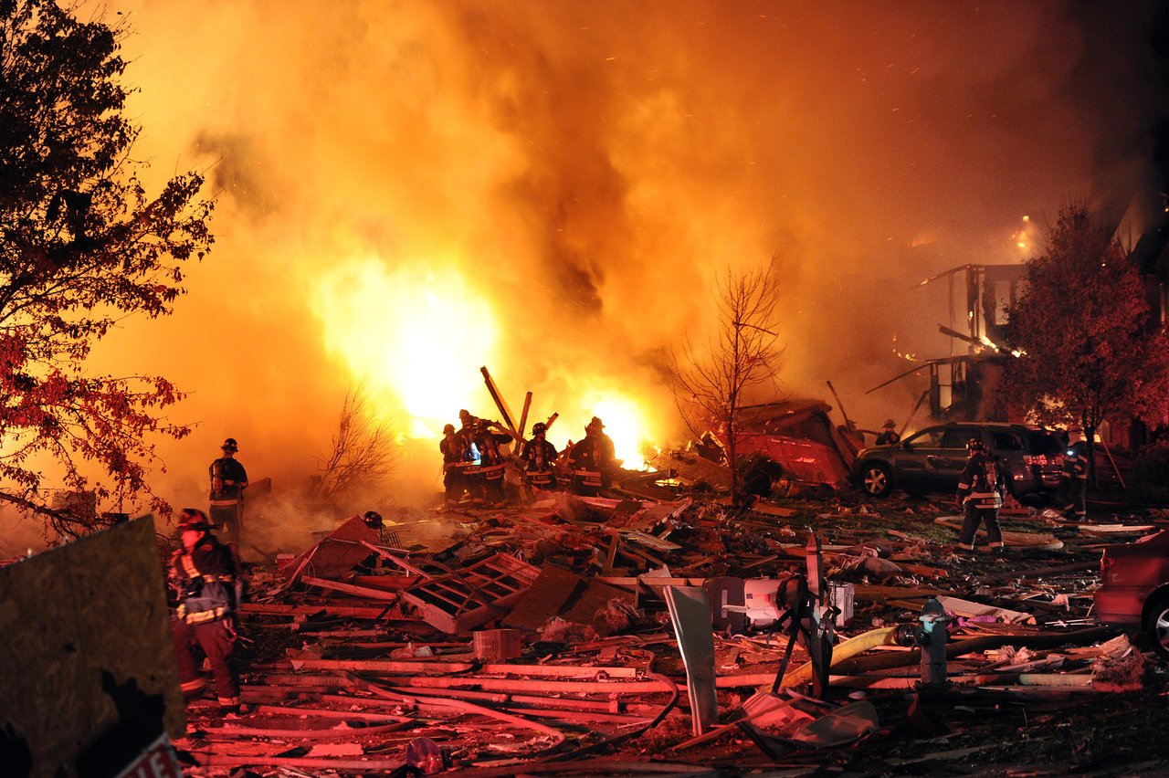 Indianapolis IN: Before and After Photos of South Side Home Explosion ...
