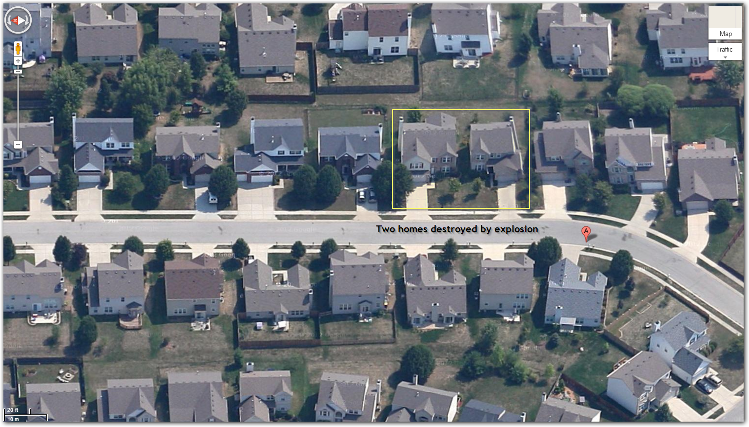 Indianapolis IN: Before and After Photos of South Side Home Explosion ...
