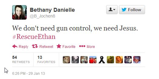 “We don’t need gun control, we need Jesus.” – Motley News